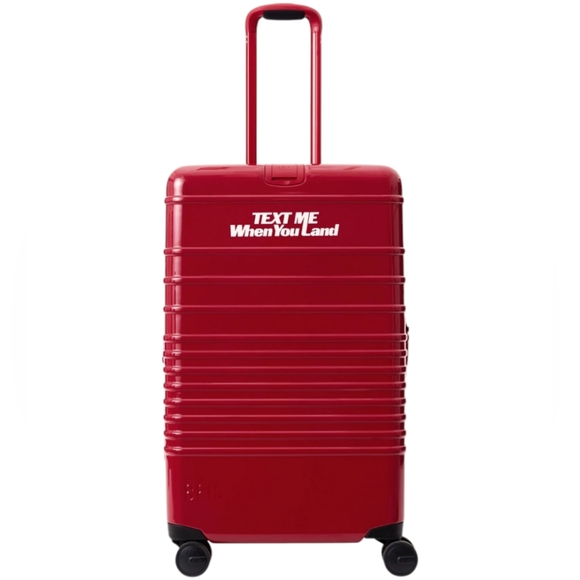 BEIS | Bags | Beis X Lonely Ghost The Medium Checkin Roller Luggage Bag ...
